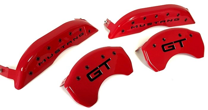 MGP Ford Mustang Front Rear Caliper Covers 10201SGTCRD
