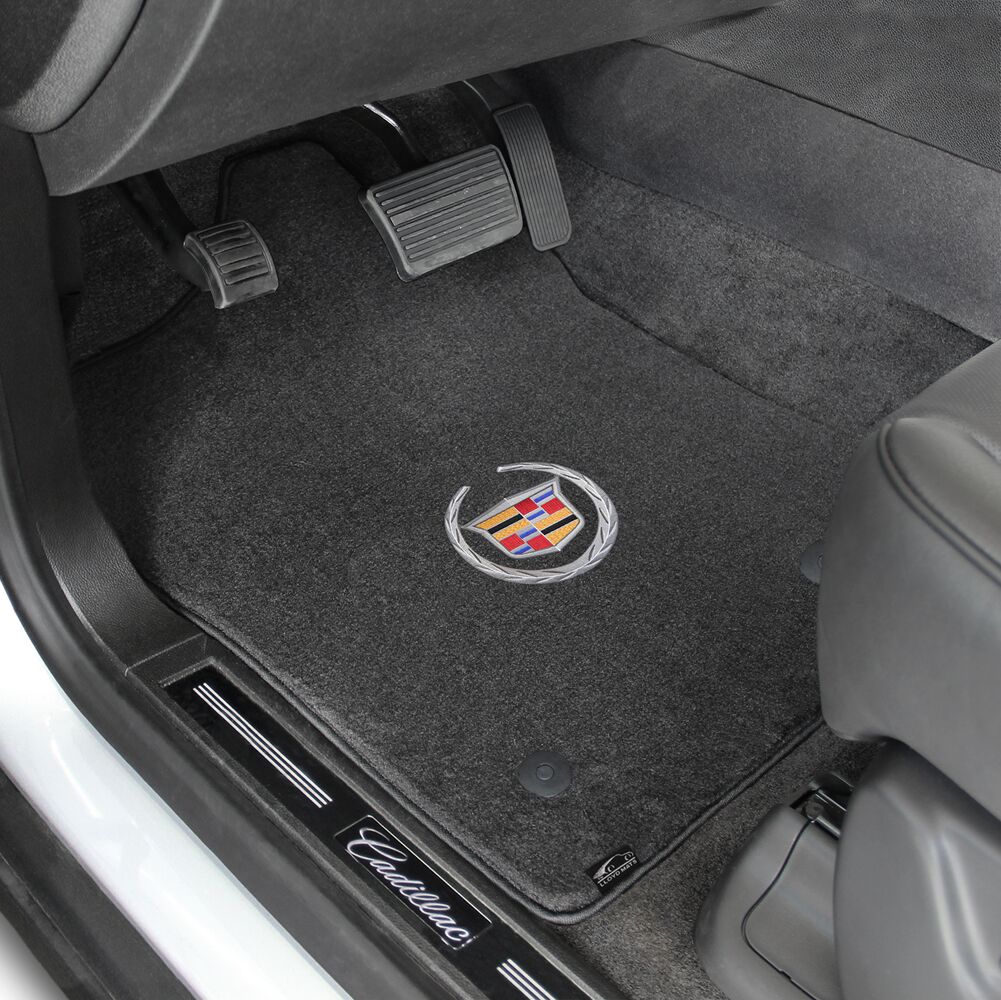 2013 2016 Cadillac ATS Lloyd Mats 4pc Floor Mat Cadillac Logo SouthernCarParts Southern Car Parts