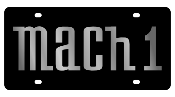 Eurosport Daytona Ford Mach 1 Acrylic License Plate | Southern Car Parts